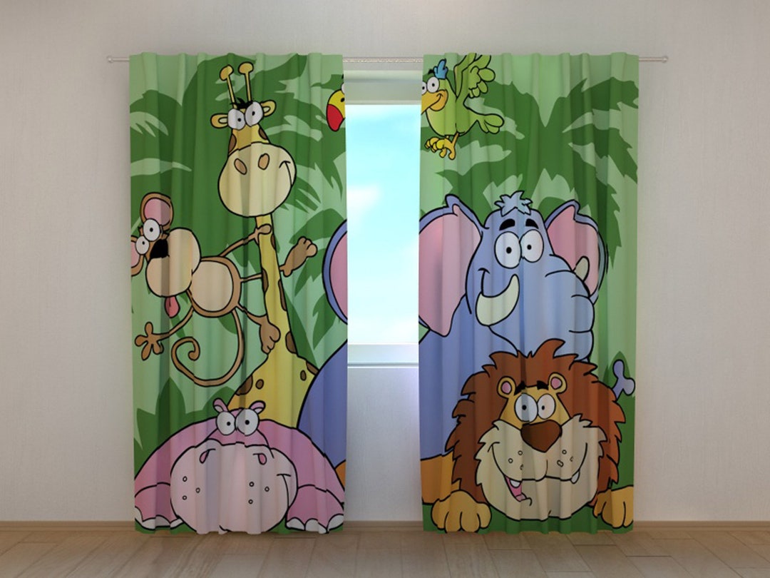 Curtains Panels Kids Curtains Blackout Curtains - Etsy