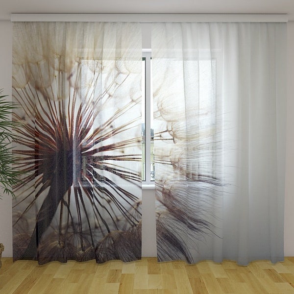 Dandelion Curtain - Etsy