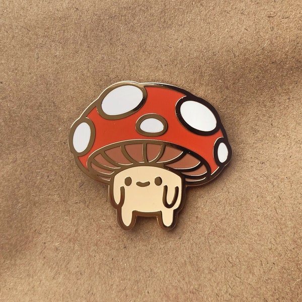 Mushroom Pin - Etsy