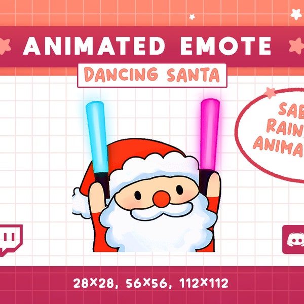 Dancing Santa Twitch Emotes - Etsy