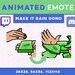 Animated Donation Emote Make It Rain Twitch Emote Discord Emote ...