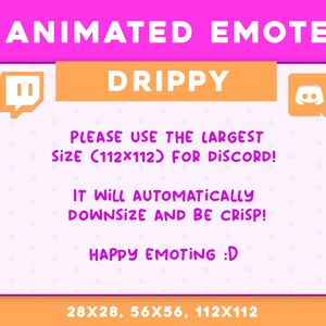 Drip Animated Emote / Drippy / Dripped Out / Discord Twitch Youtube ...