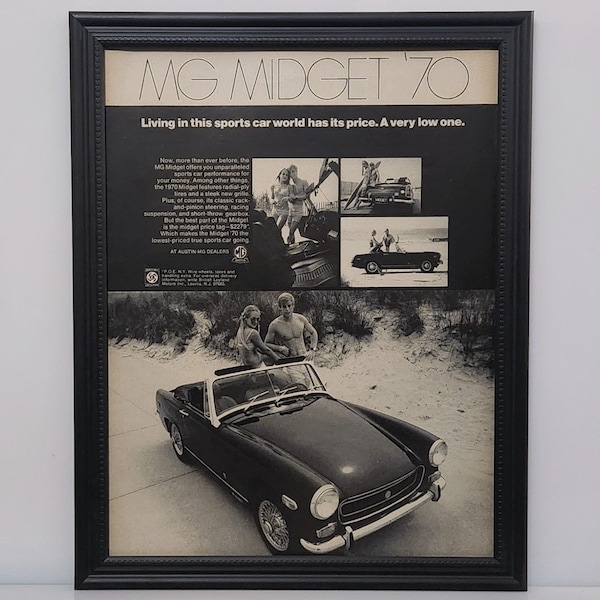 Framed Classic Car Models - Etsy
