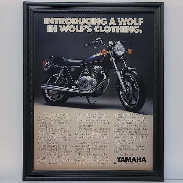 Vintage Yamaha Poster - Etsy