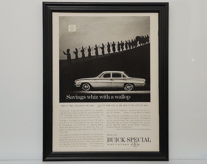 Large Car Ad 1950s Buick Roadmaster general Motors Company GM Old ...