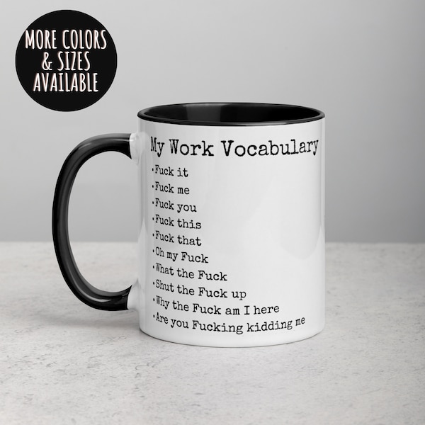 Work Mug - Etsy