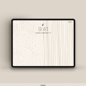 Digital Wallpaper for Desktop, Tablet, iPhone | Neutral Dotes and ...