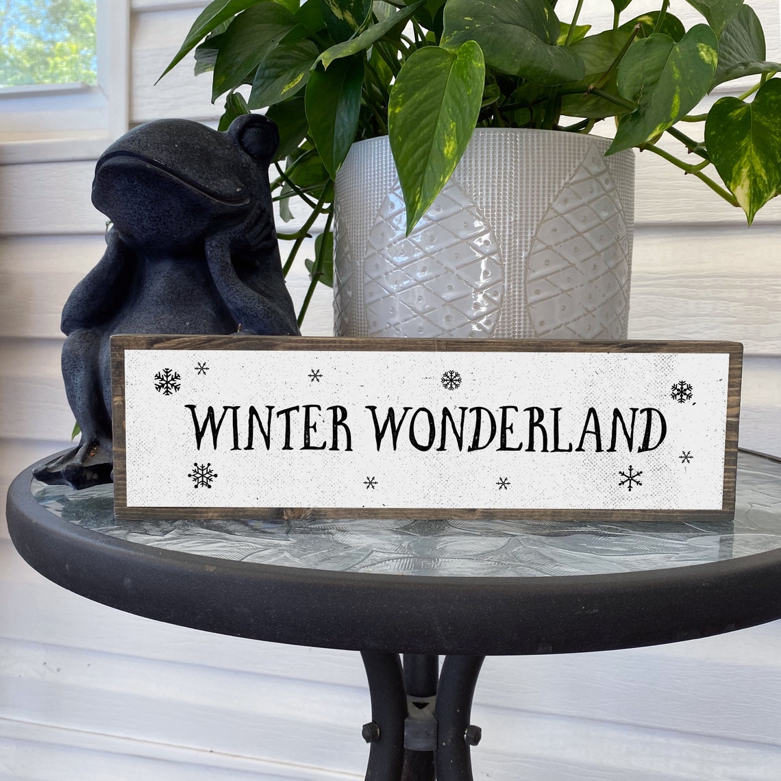 Winter Wonderland Christmas Sign Christmas Decor Merry - Etsy Denmark
