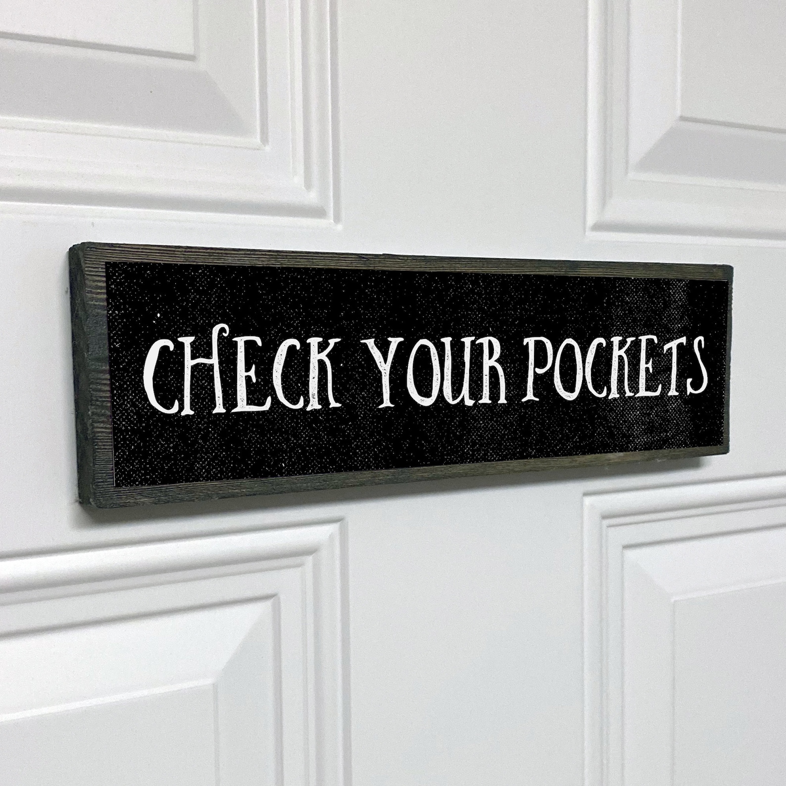 Check Your Pockets Laundry Room Decor Laundry Wall Sign | Etsy
