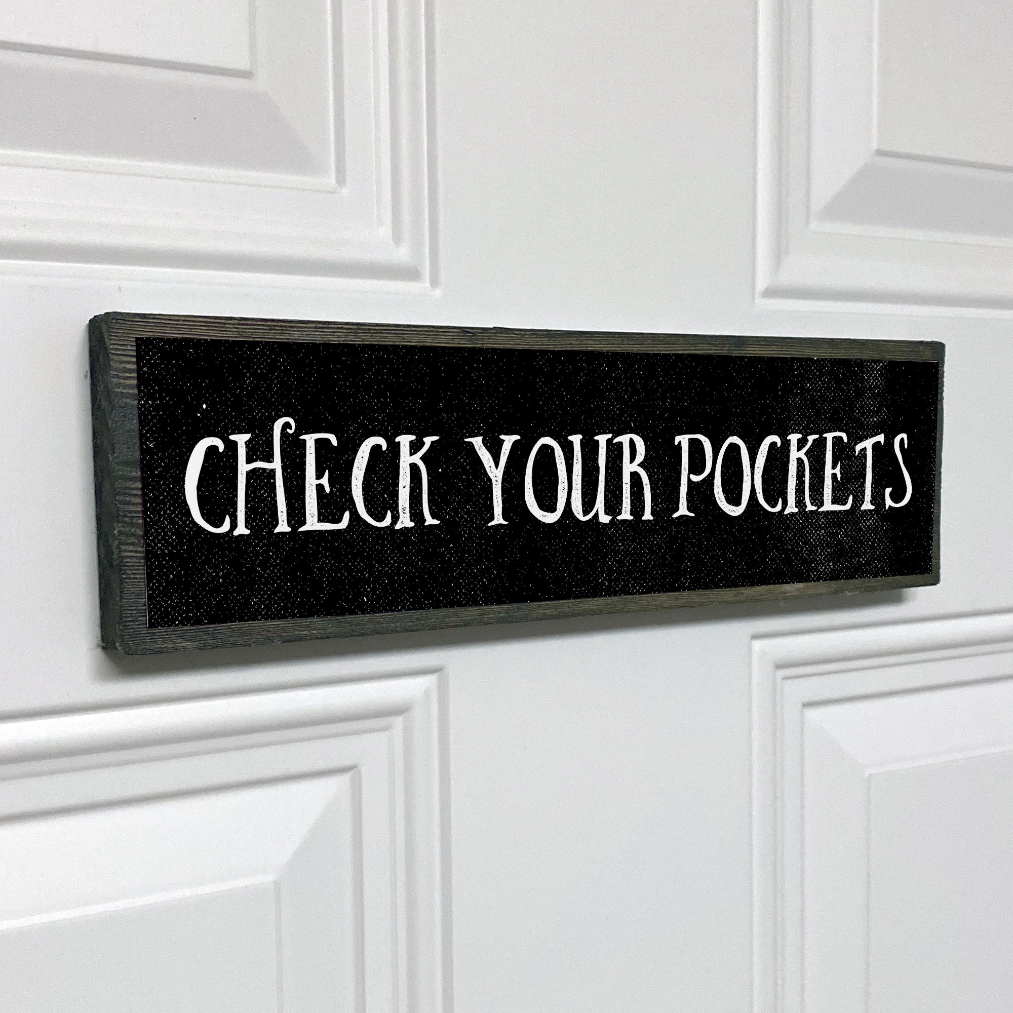 Check Your Pockets Laundry Room Decor Laundry Wall Sign | Etsy