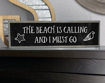 Beach Calling Sign - Etsy