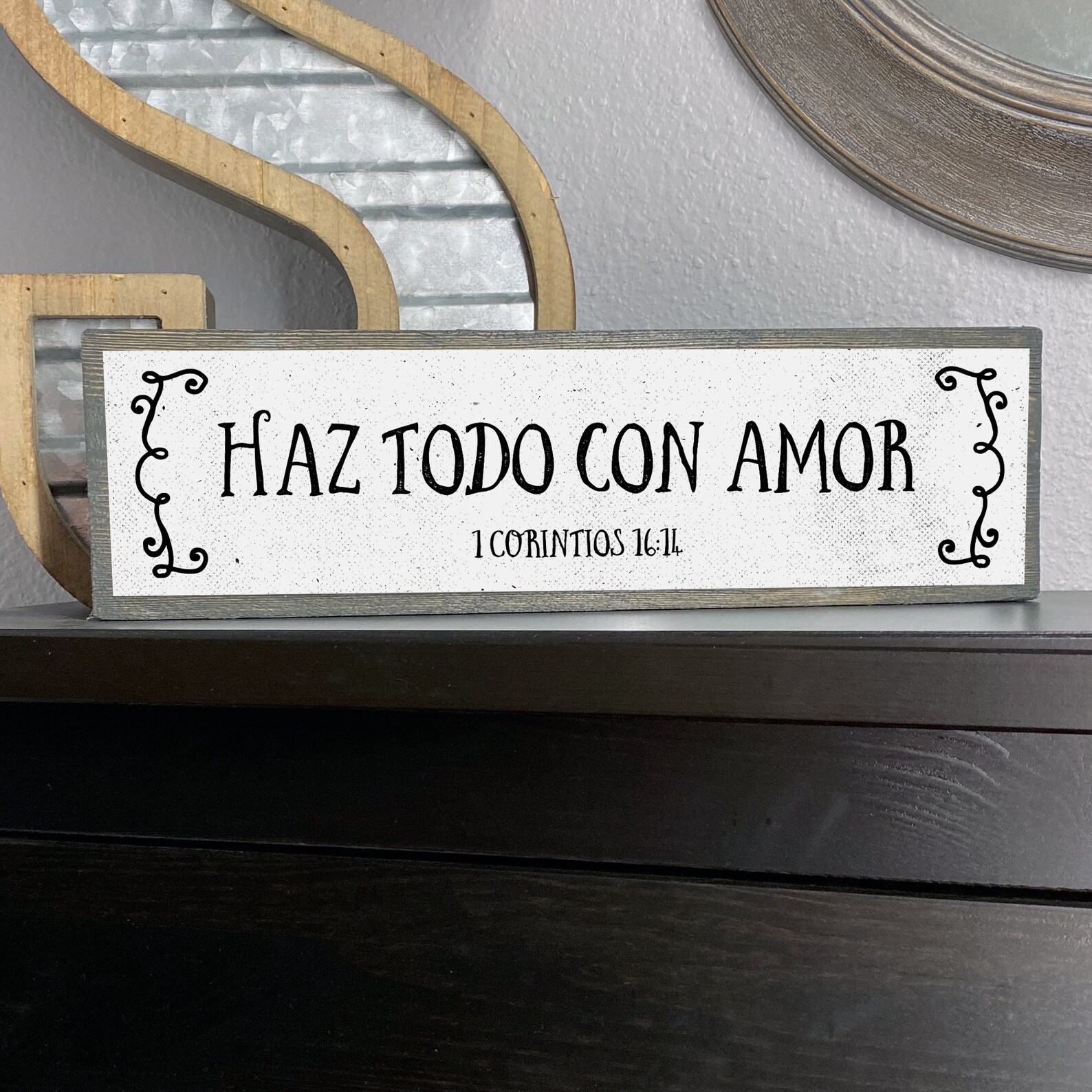 Haz Todo Con Amor Spanish Bible Verse Mensajes Cristianos - Etsy