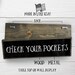 Check Your Pockets Laundry Room Decor Laundry Wall Sign - Etsy