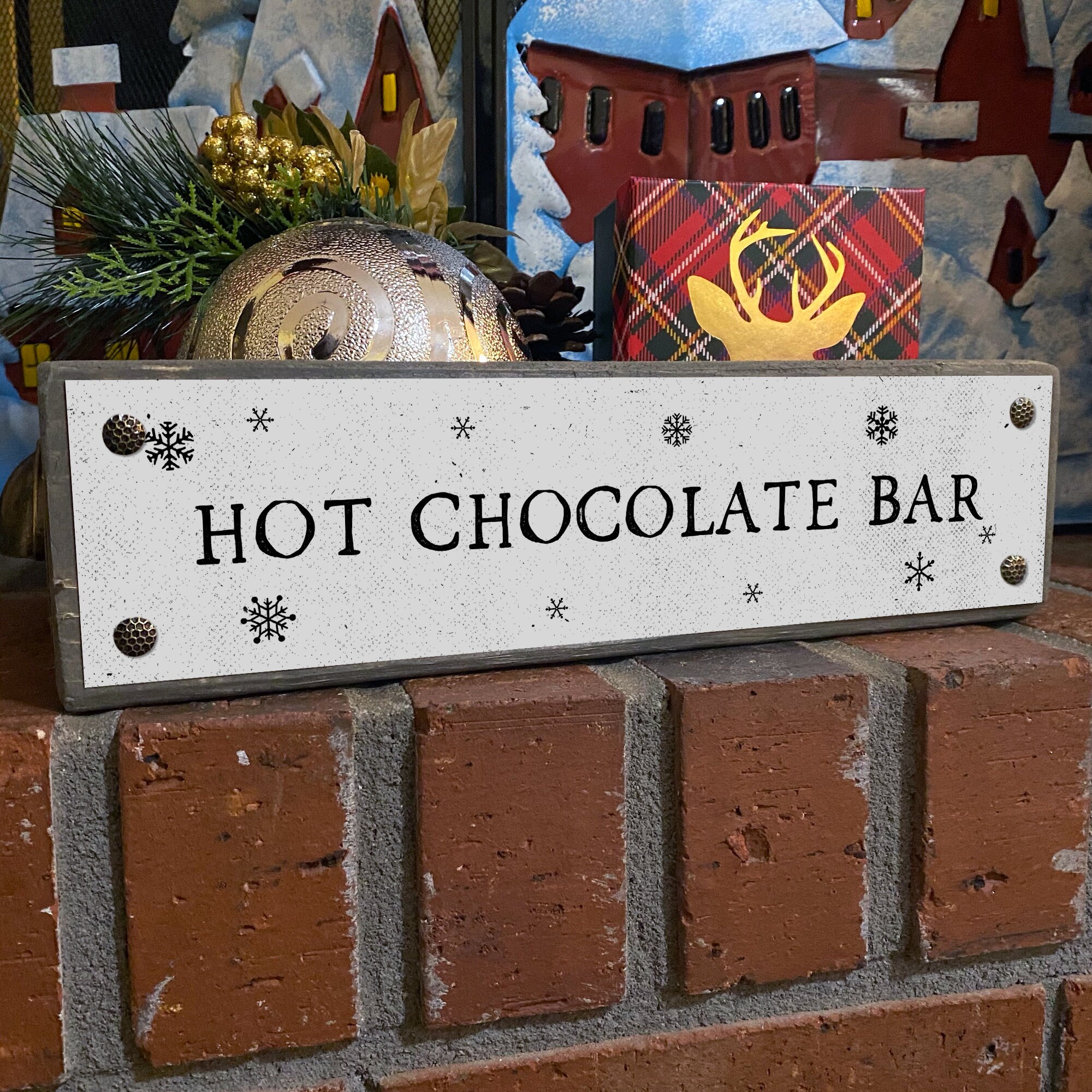 Hot Chocolate Bar – Christmas Box – Decorative Storage Box - Wood Boxes ...