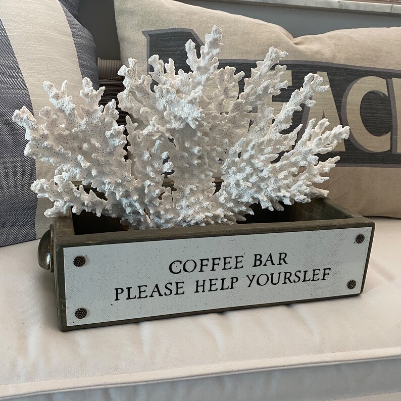 Coffee Bar Please Help Yourself Coffee Decorative Storage | Etsy
