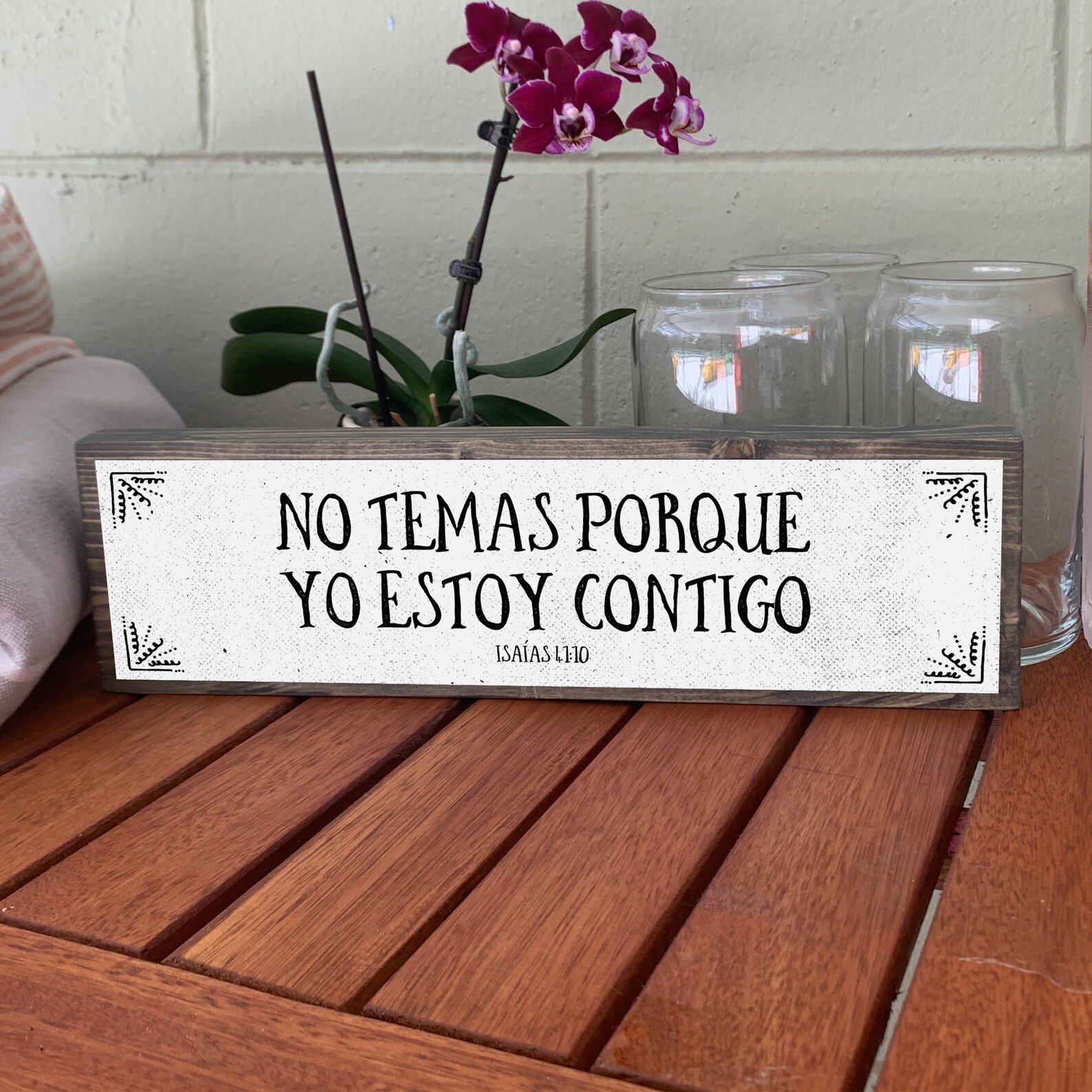 No Temas Porque Yo Estoy Contigo Spanish Bible Verse - Etsy