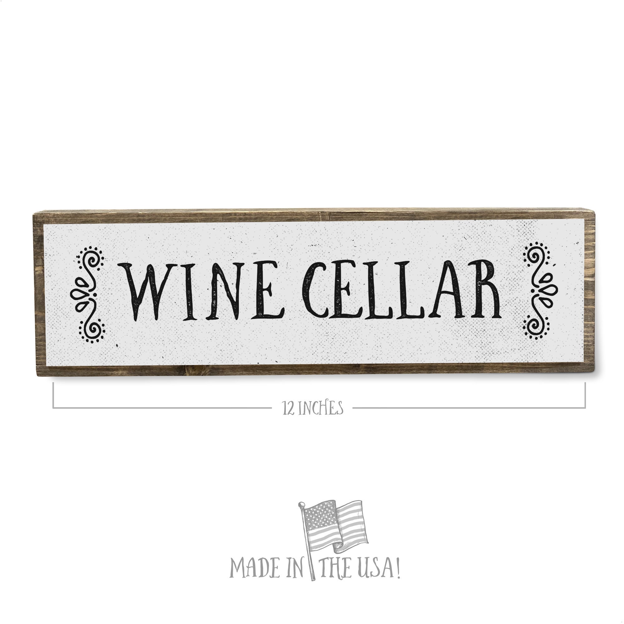 Wine Cellar Handmade Metal Wood Wine Sign Cute Rustic Wall | Etsy