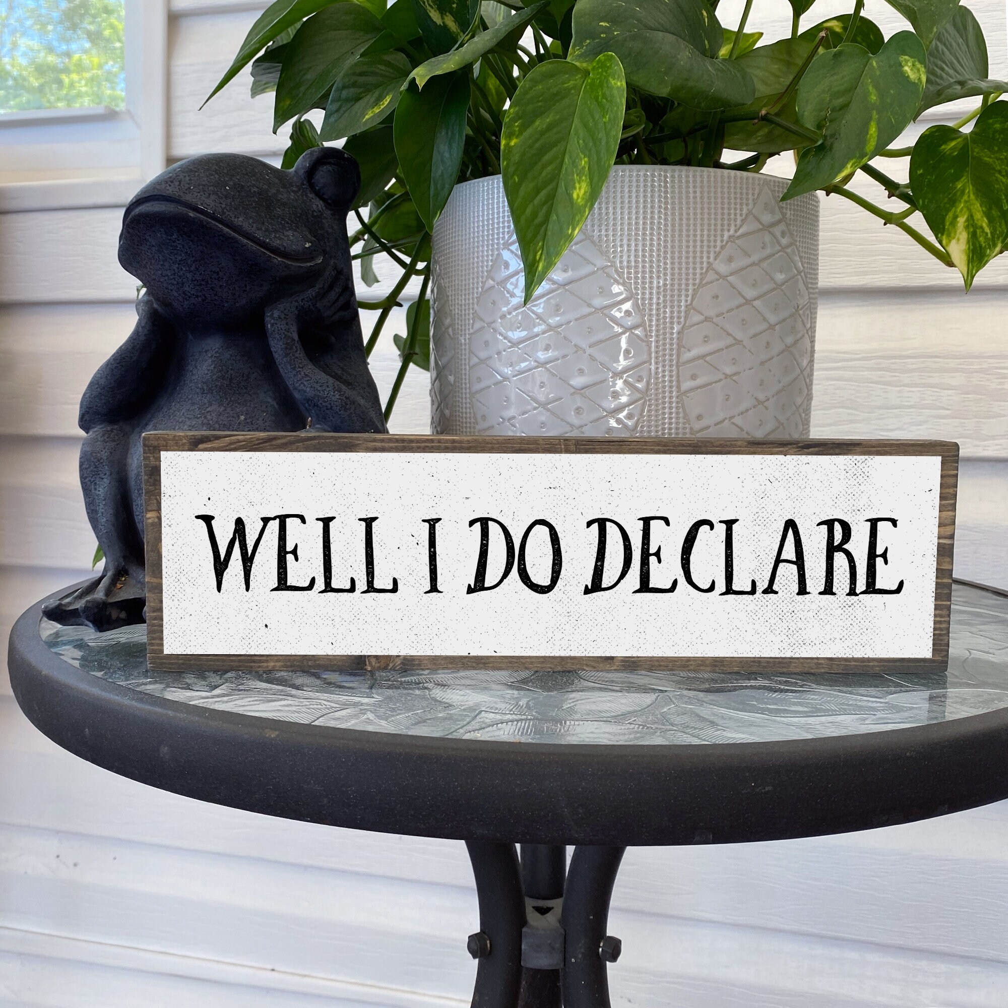 Well I Do Declare Southern Signs for Home Southern Sayings | Etsy