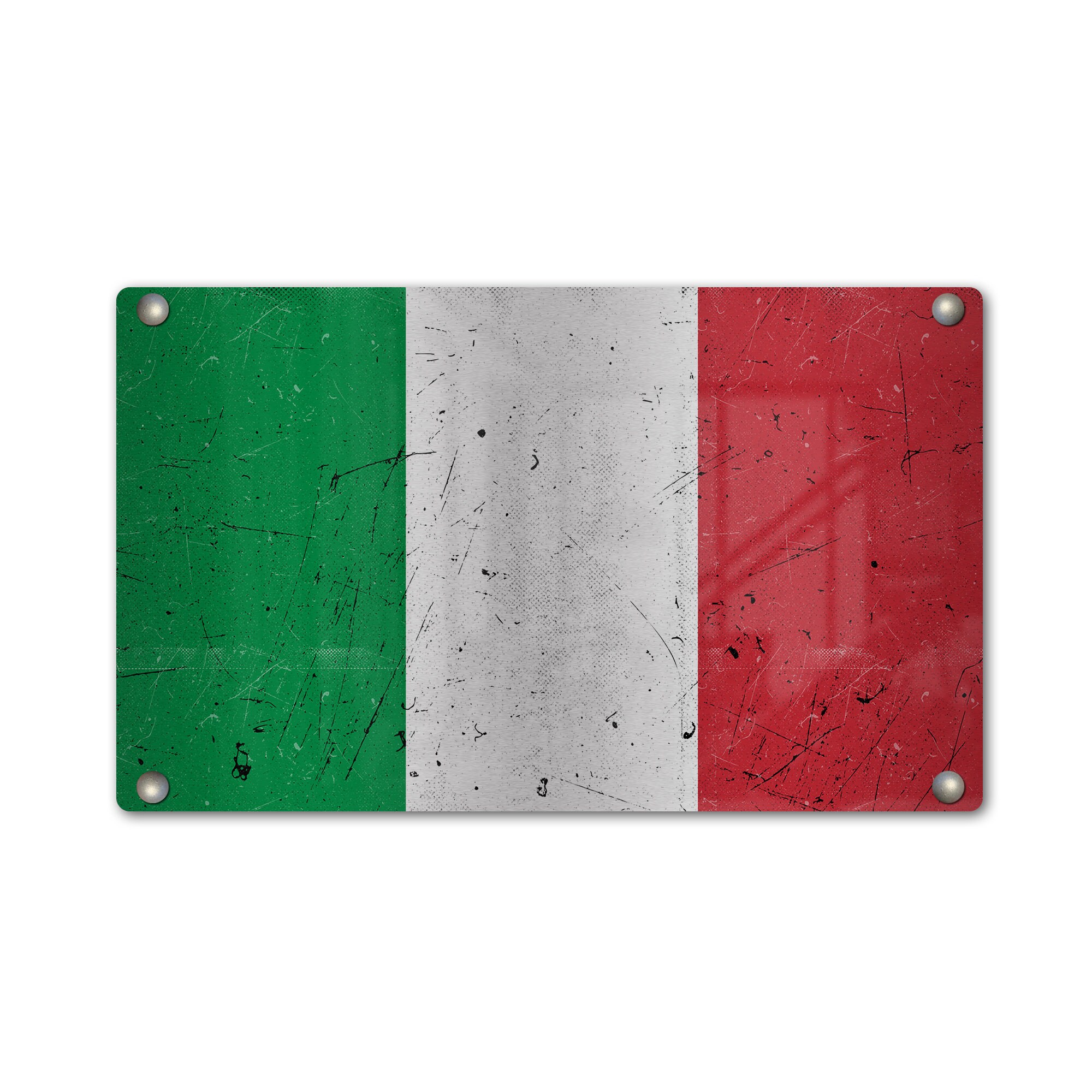 12 X 7.25 Rustic Italian Flag Flag of Italy - Etsy