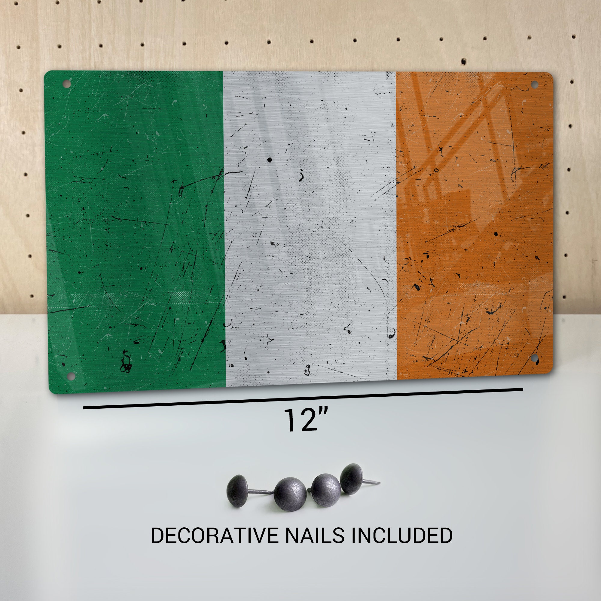 12 X 7.25 Rustic Irish Flag Flag of Ireland - Etsy