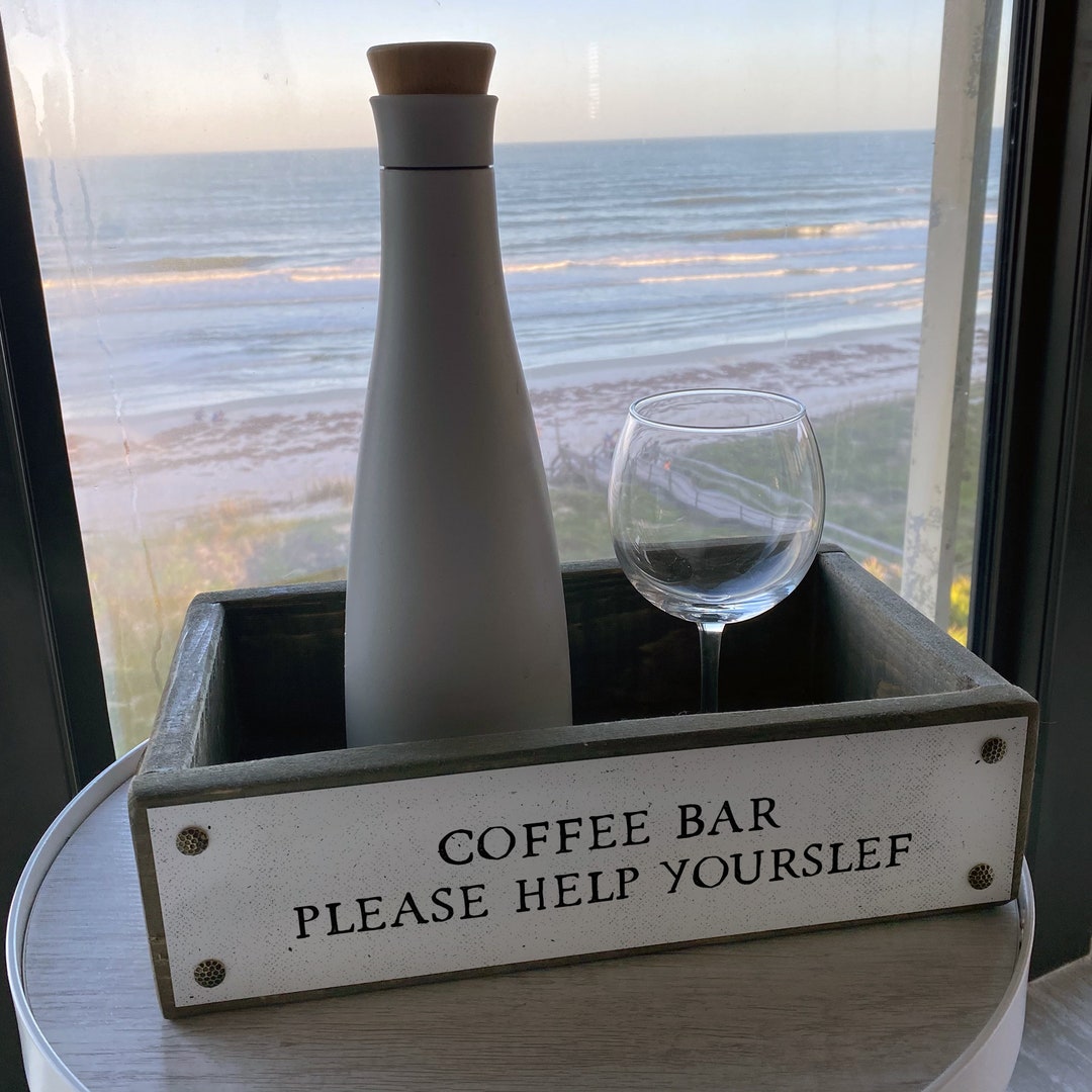 Coffee Bar Please Help Yourself Coffee Decorative Storage - Etsy