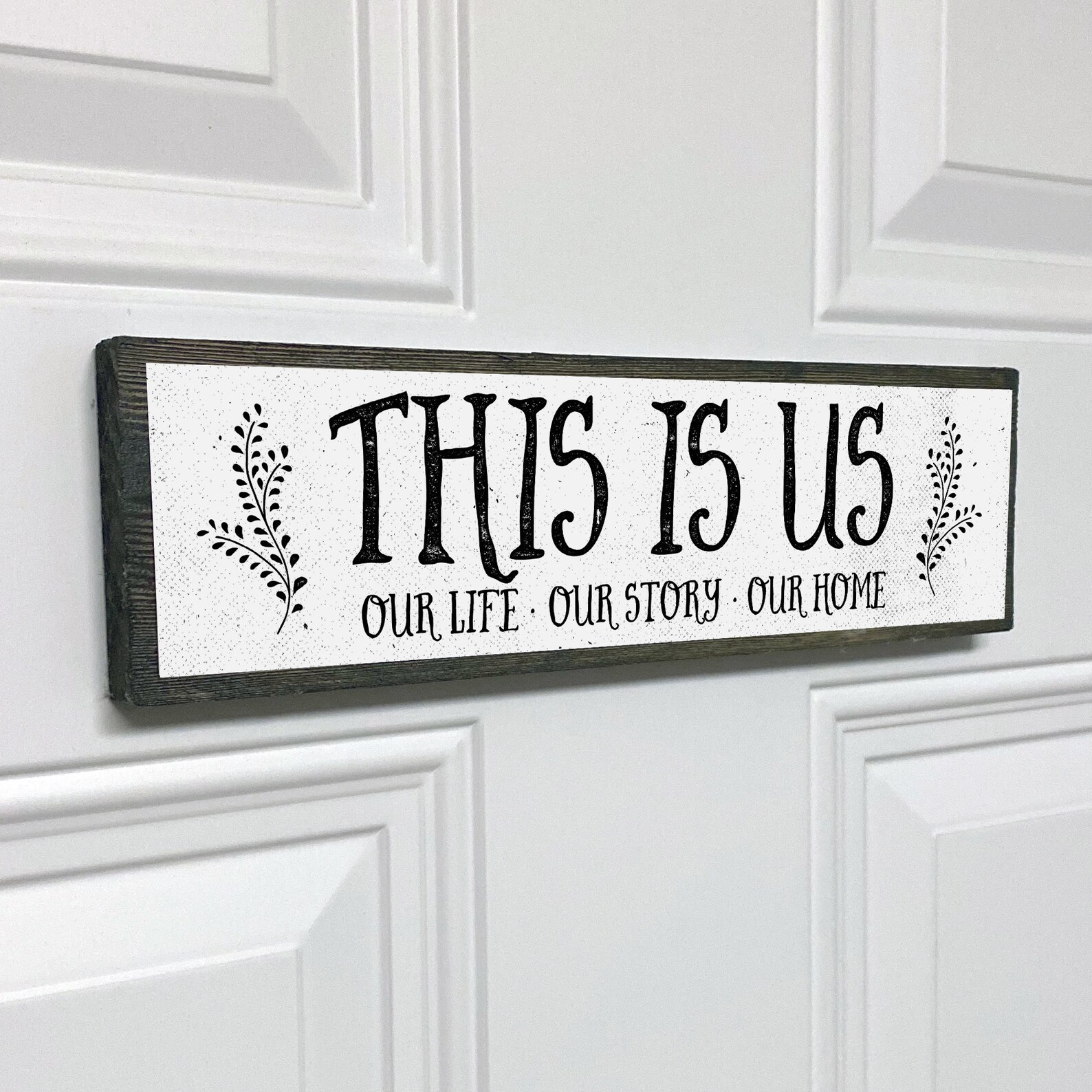 This is Us Metal Wood Sign Rustic Farmhouse Decor Rustic - Etsy