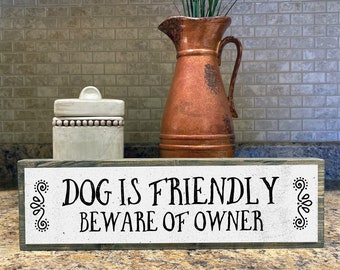 Dog Owner Sign | Etsy