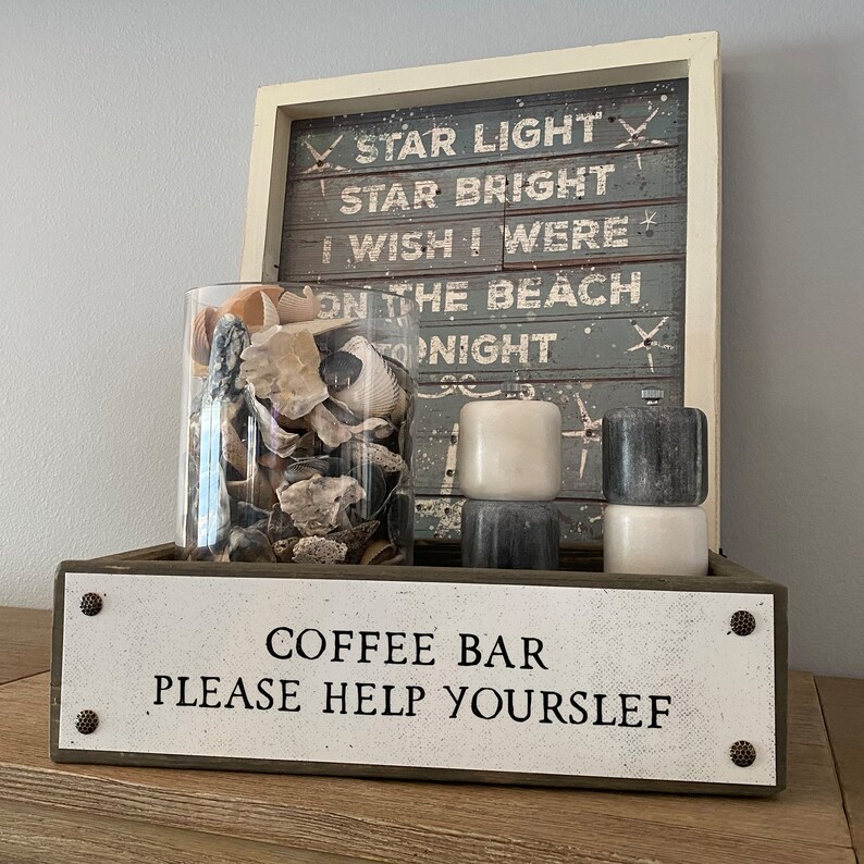 Coffee Bar Please Help Yourself Coffee Decorative Storage | Etsy