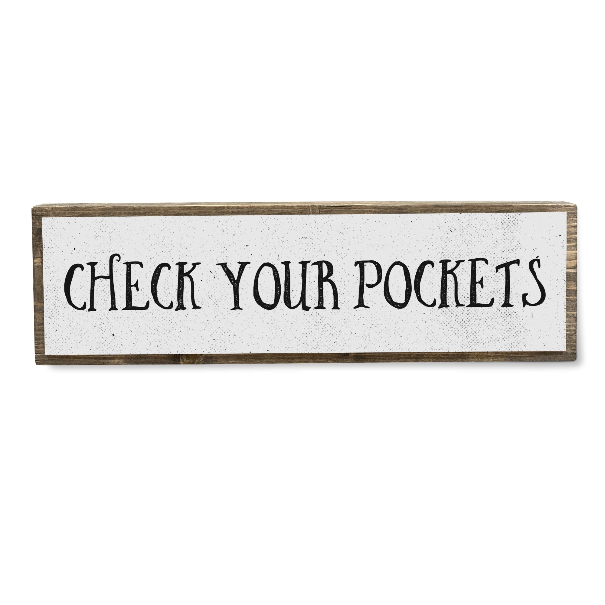 Check Your Pockets Laundry Room Decor Laundry Wall Sign | Etsy