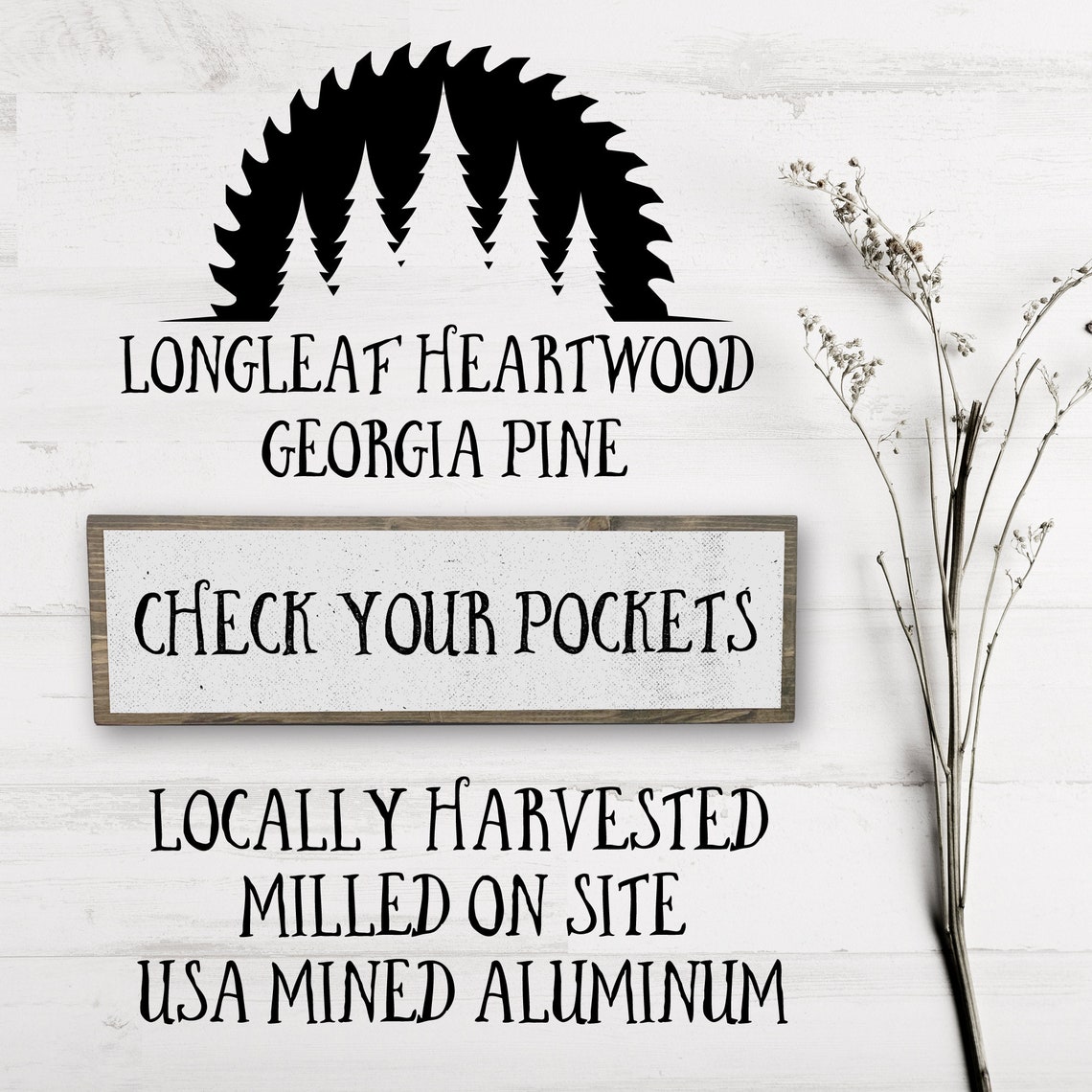 Check Your Pockets Laundry Room Decor Laundry Wall Sign | Etsy