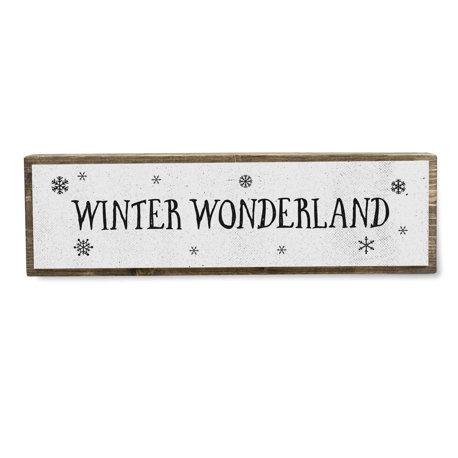 Winter Wonderland Christmas Sign Christmas Decor Merry - Etsy Denmark
