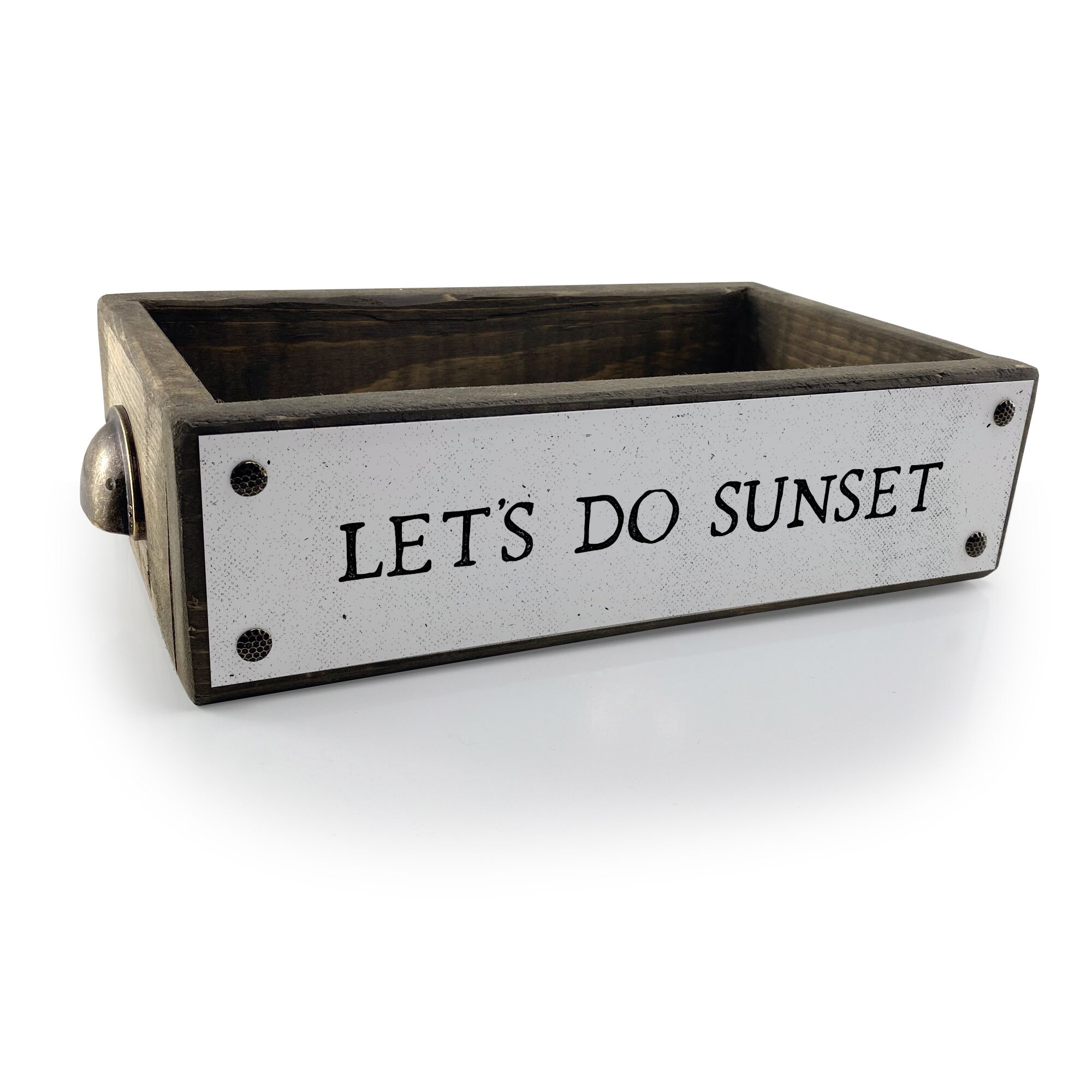 Let's Do Sunset Beach Decorative Storage Box Wood | Etsy