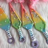 Iridescent Pastel Soft Pink Resin Daggers, Cleaver, Trinket Tray ...