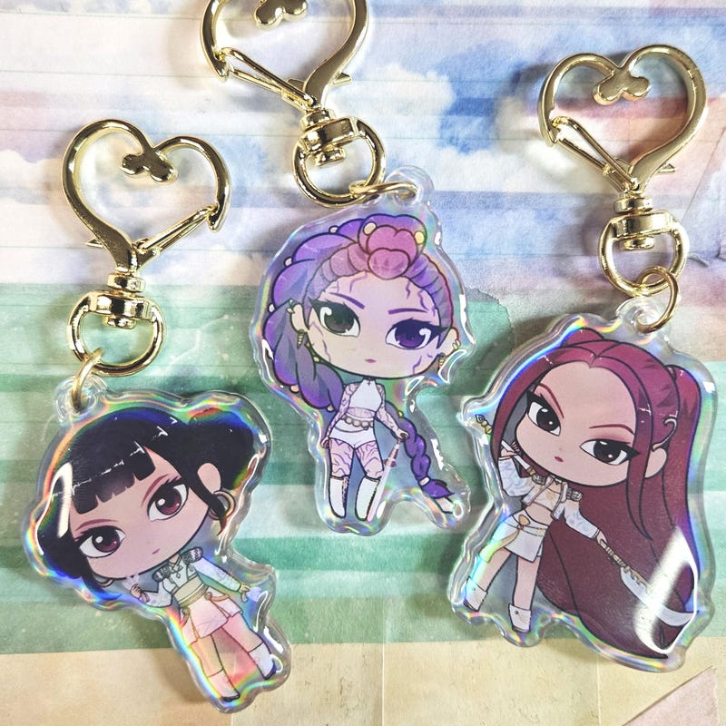 Kpop demon hunters toy a rumi and mira of zoey - Etsy España