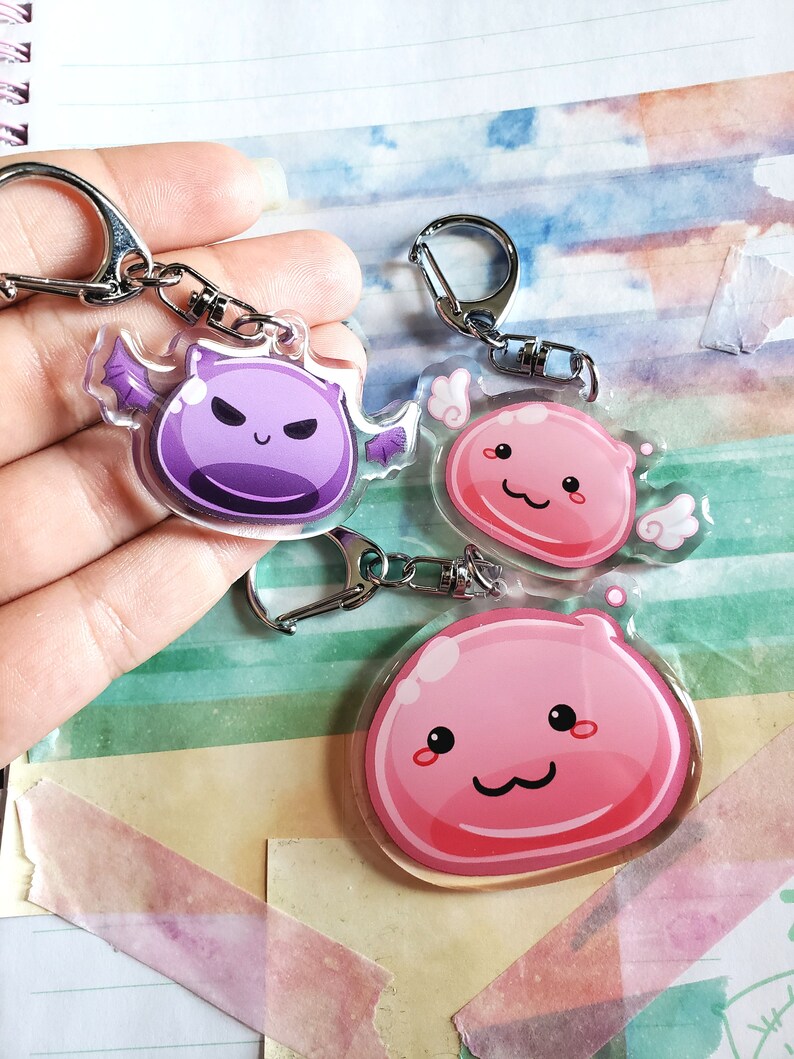 Ragnarok Online Poring Angeling Deviling Slime Phone Charm - Etsy