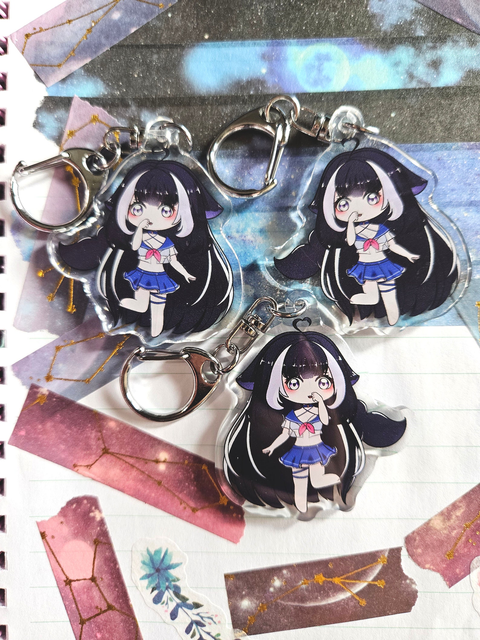 I[last BATCH] 2" Vtuber Shylily Streamer Chibi Acrylic Phone Charm - Etsy