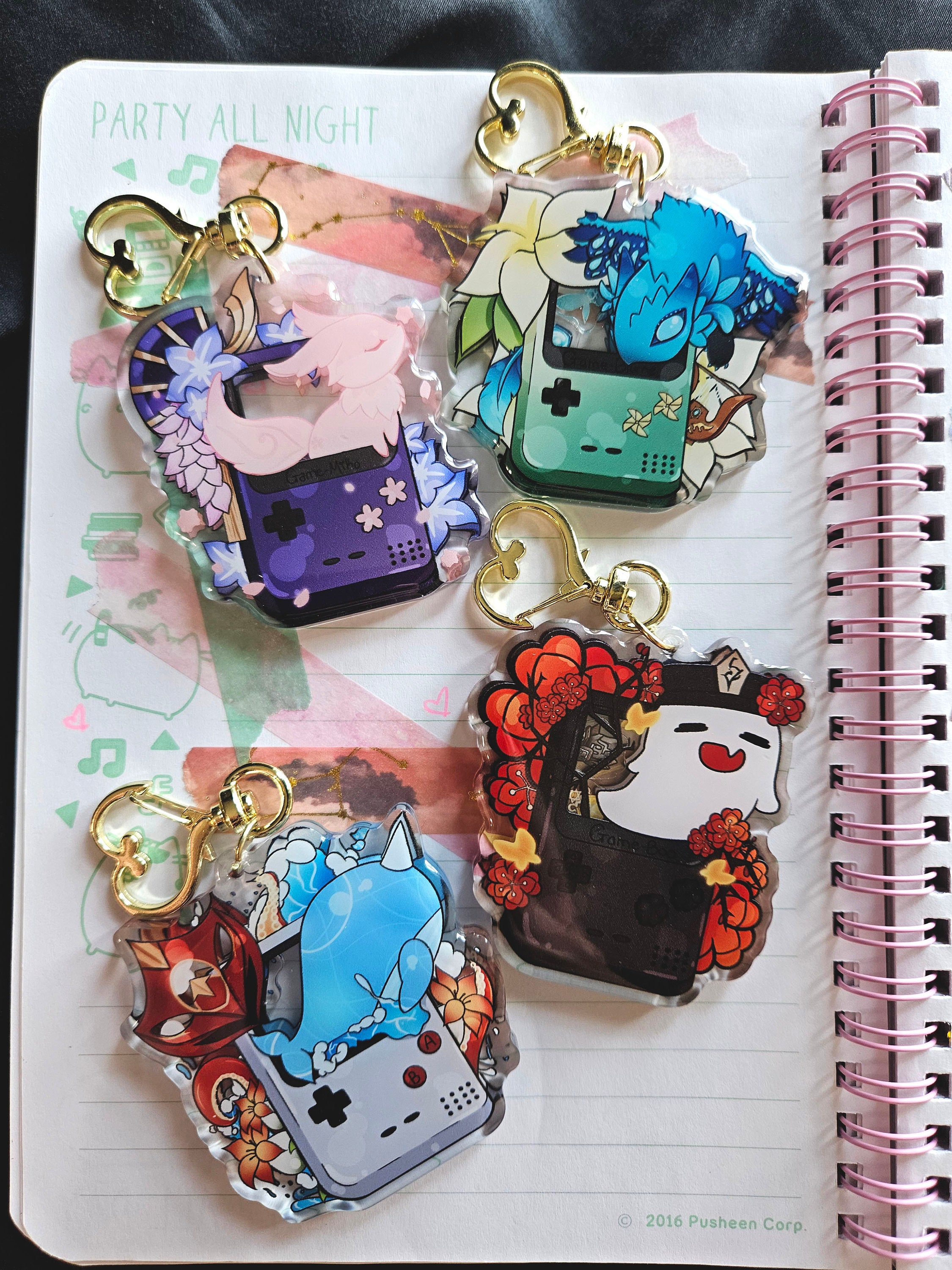 2.5 Genshin Impact Boo Tao Childe Ei Raiden Venti - Etsy