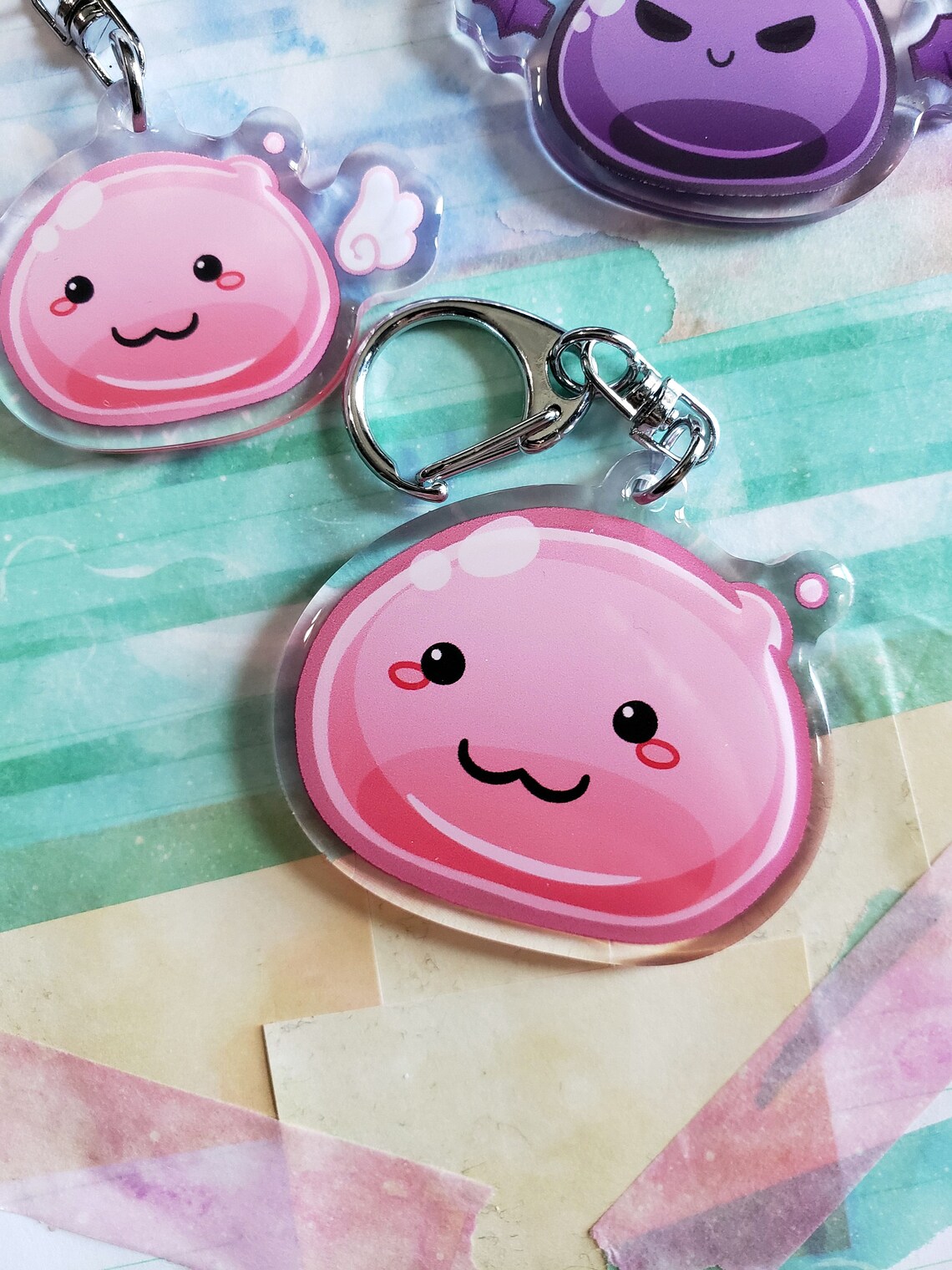 Ragnarok Online Poring Angeling Deviling Slime Phone Charm - Etsy