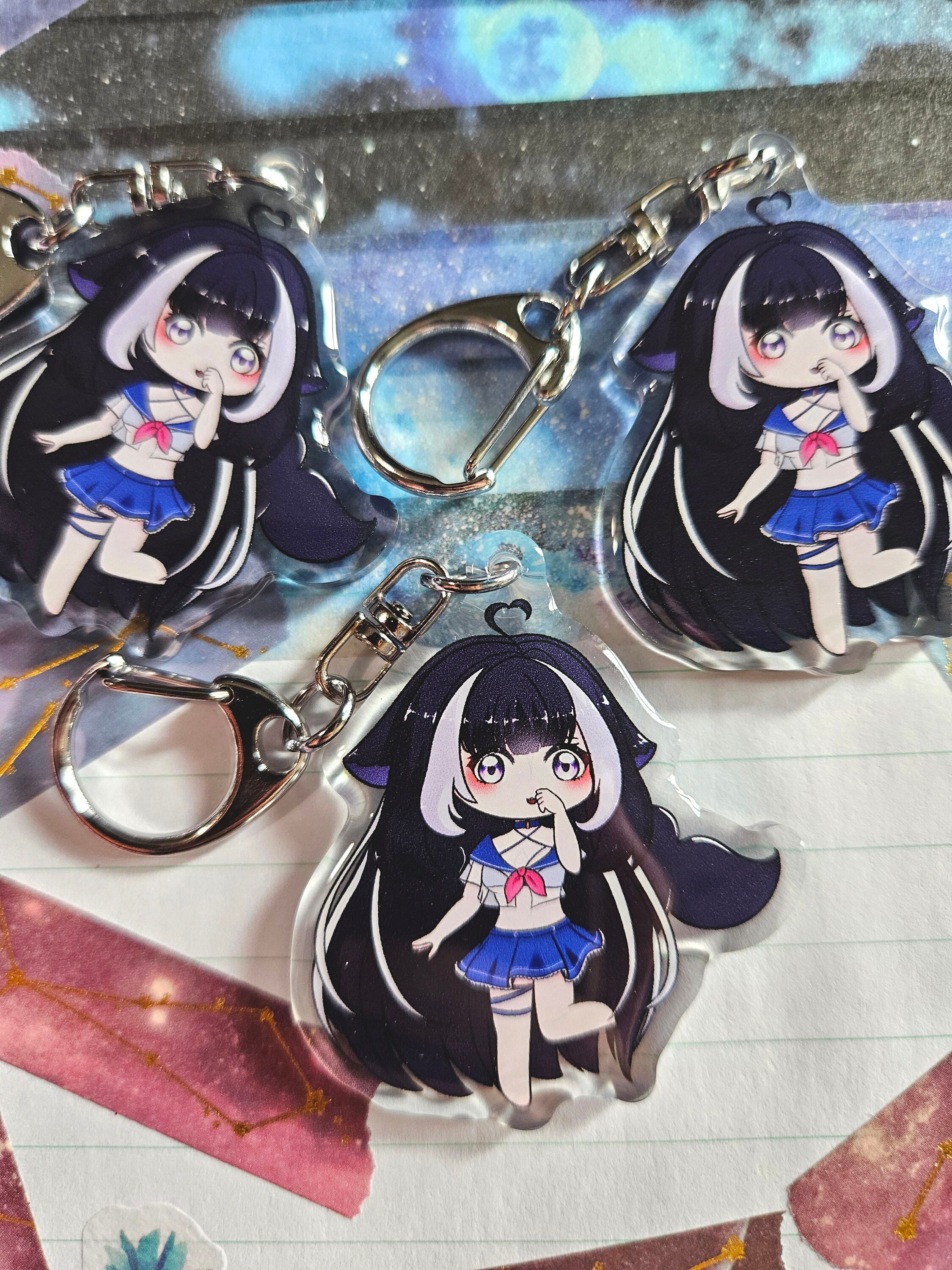 I[last BATCH] 2" Vtuber Shylily Streamer Chibi Acrylic Phone Charm - Etsy