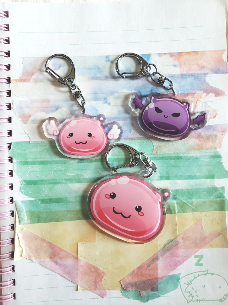 Ragnarok Online Poring Angeling Deviling Slime Phone Charm - Etsy