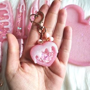 Iridescent Pastel Soft Pink Resin Daggers, Cleaver, Trinket Tray ...