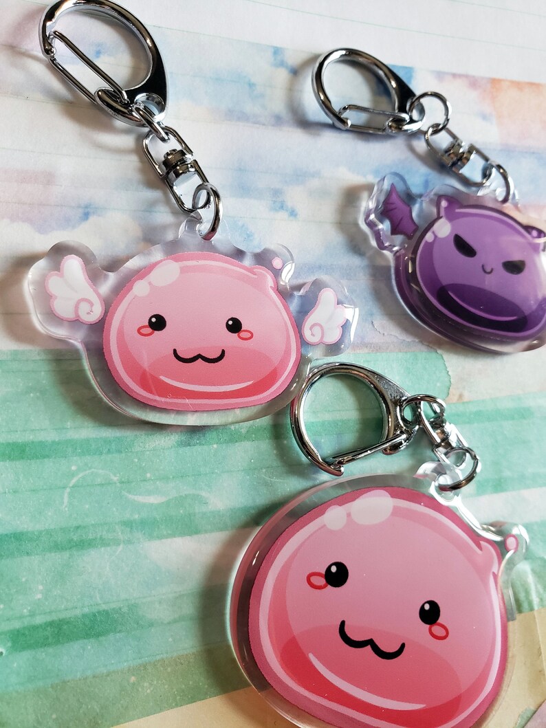Ragnarok Online Poring Angeling Deviling Slime Phone Charm - Etsy