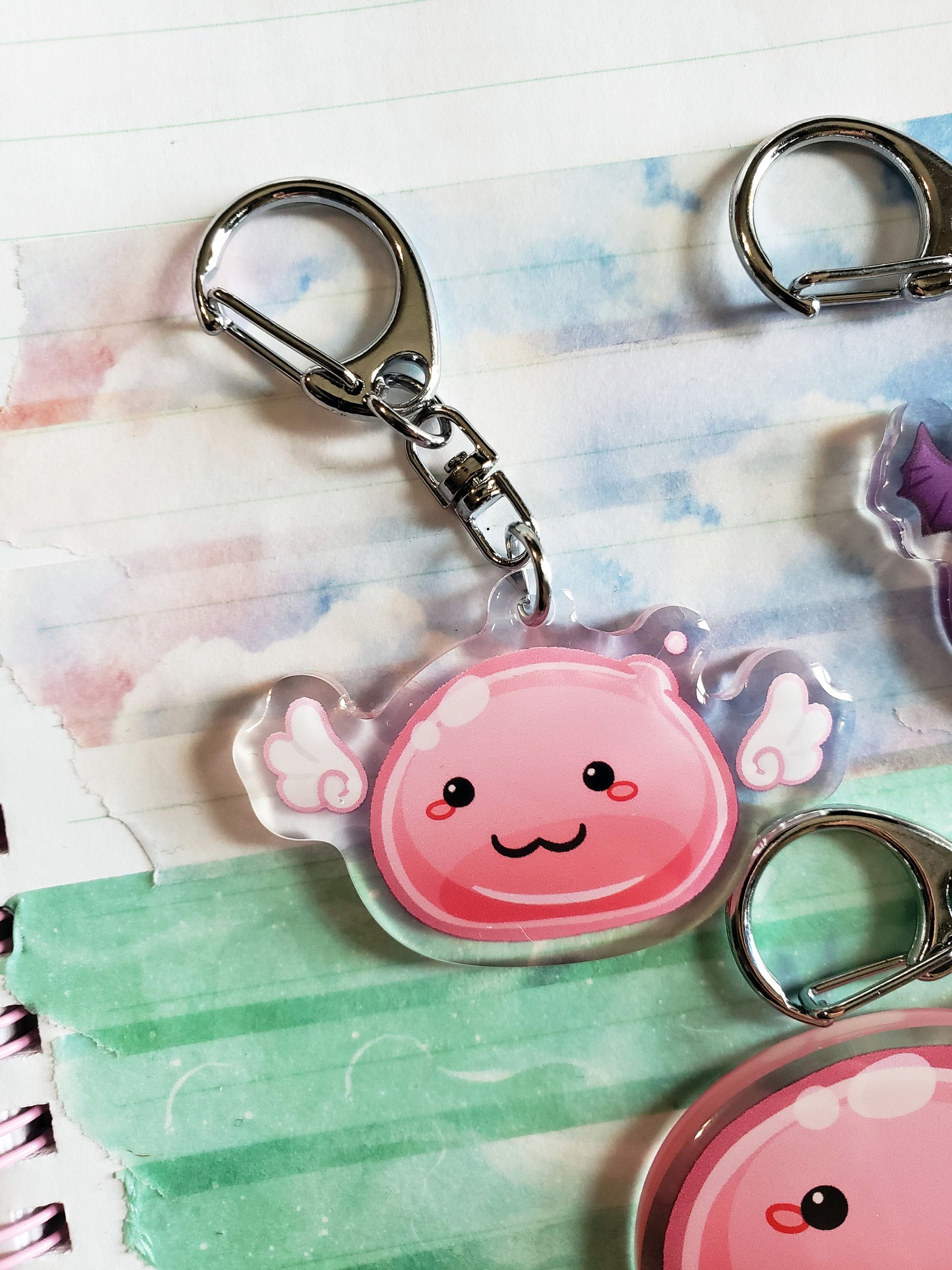 Ragnarok Online Poring Angeling Deviling Slime Phone Charm - Etsy