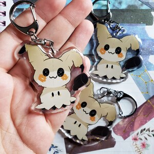 2" Mimikyu Pokemone Chibi Acrylic Keychain - Etsy