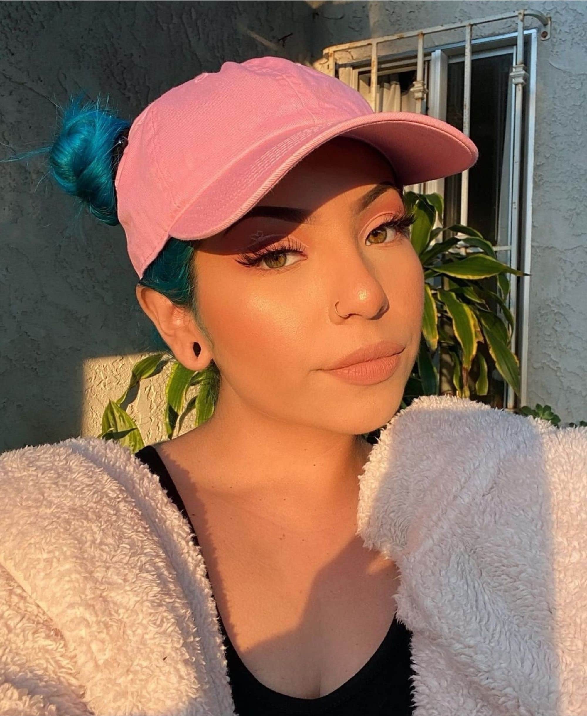 BUNZ OUT Baseball Cap Space Buns Pigtail Cap Female Cap - Etsy