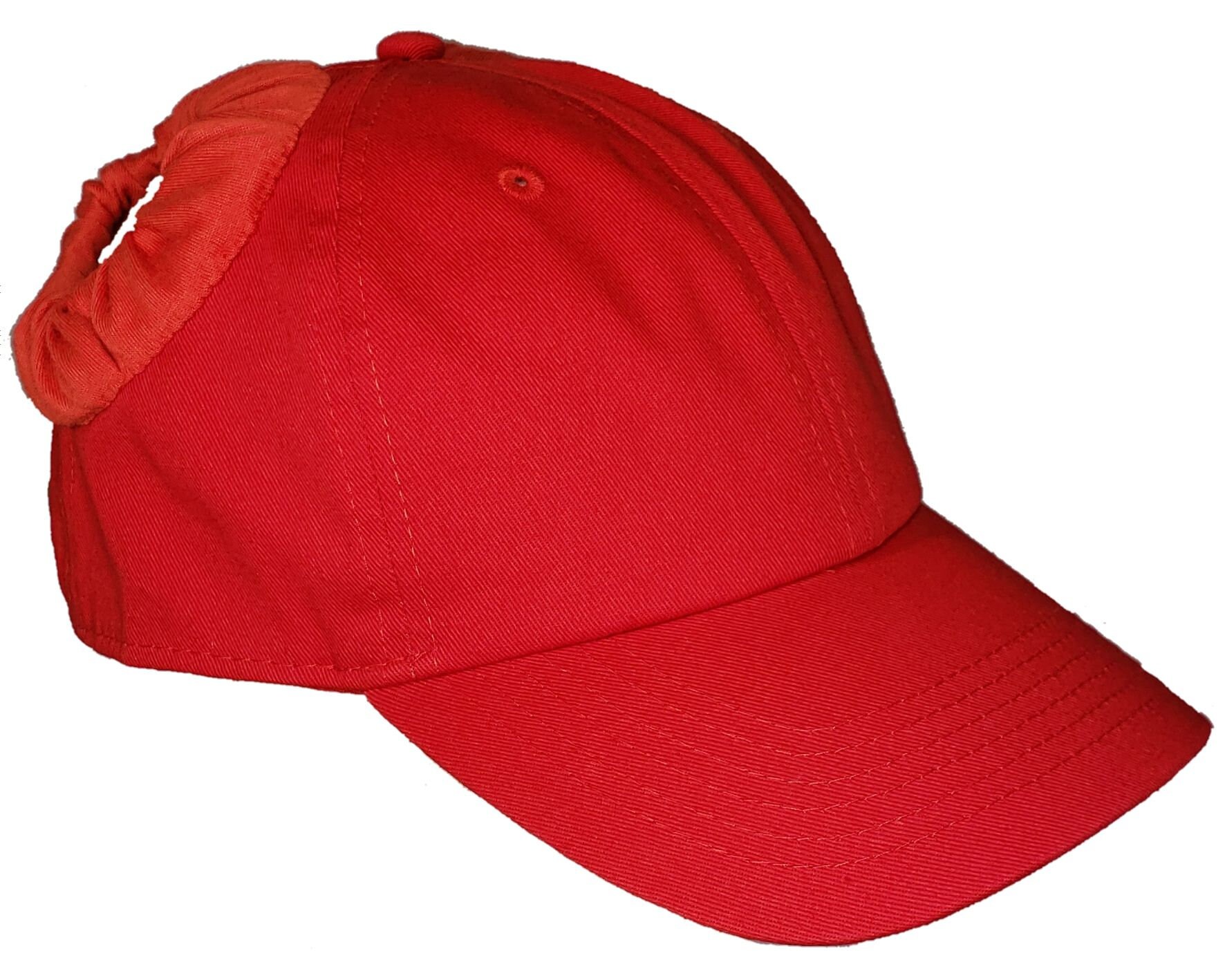 BUNZ OUT Red Baseball Cap Space Buns Pigtails Female Cap - Etsy