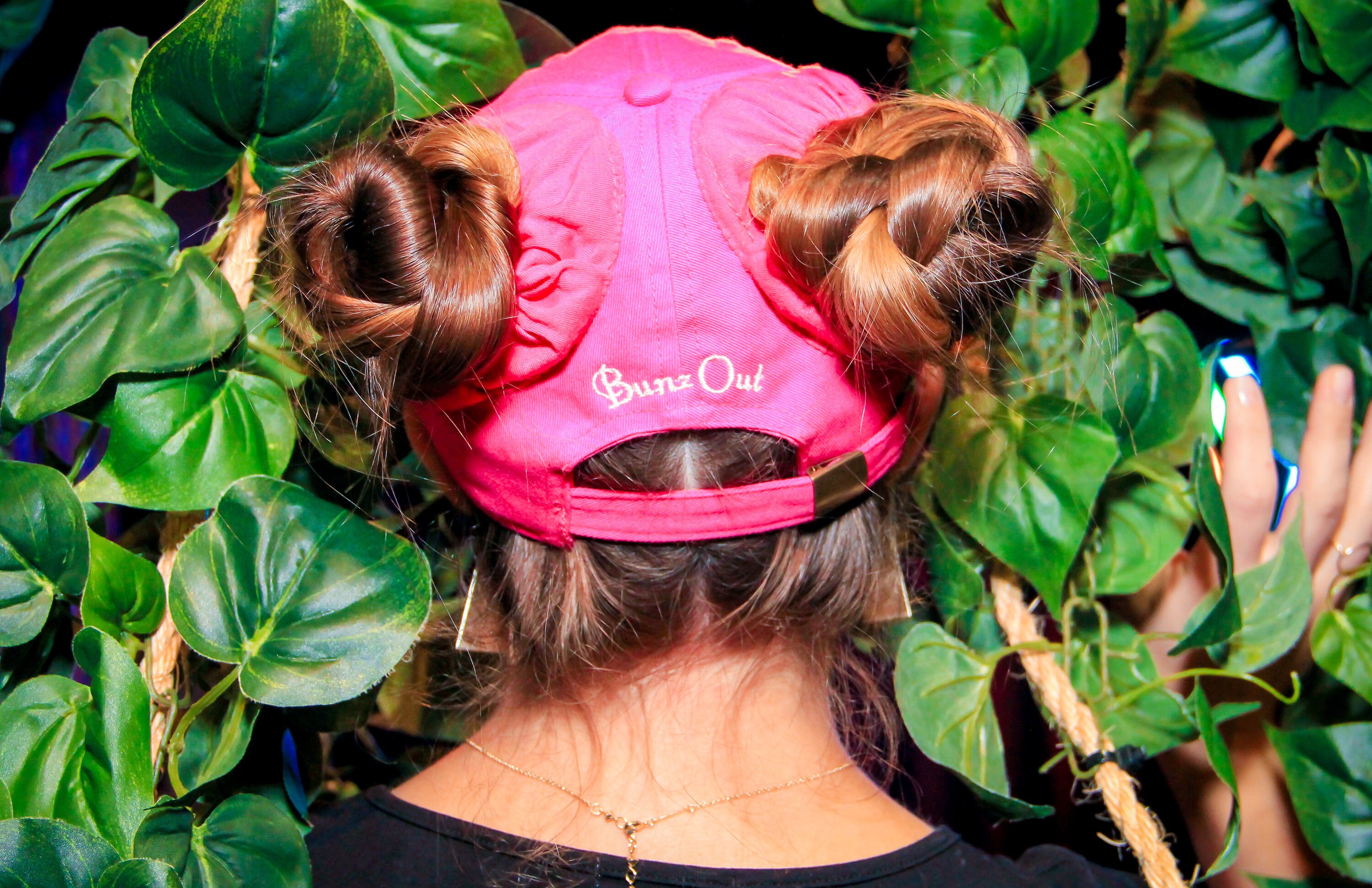 BUNZ OUT Baseball Cap Space Buns Pigtail Cap Female Cap - Etsy
