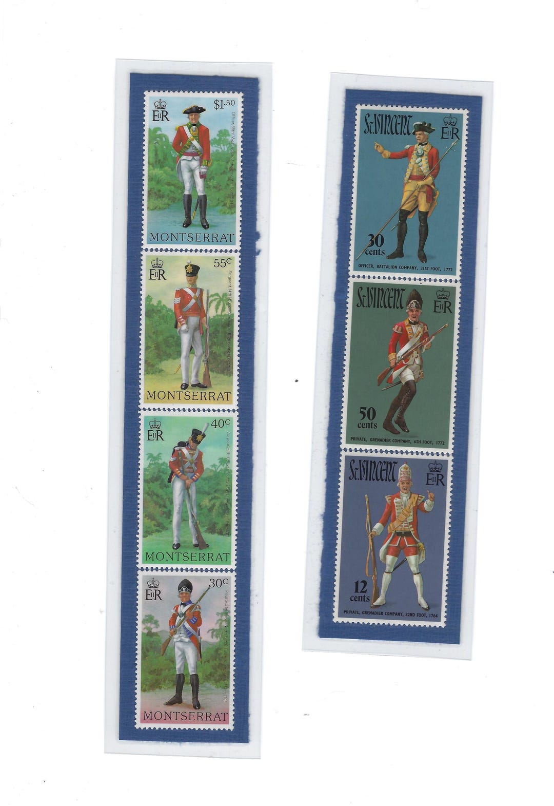 Pair of Historical British Uniforms Postage Stamps Bookmarks - Etsy