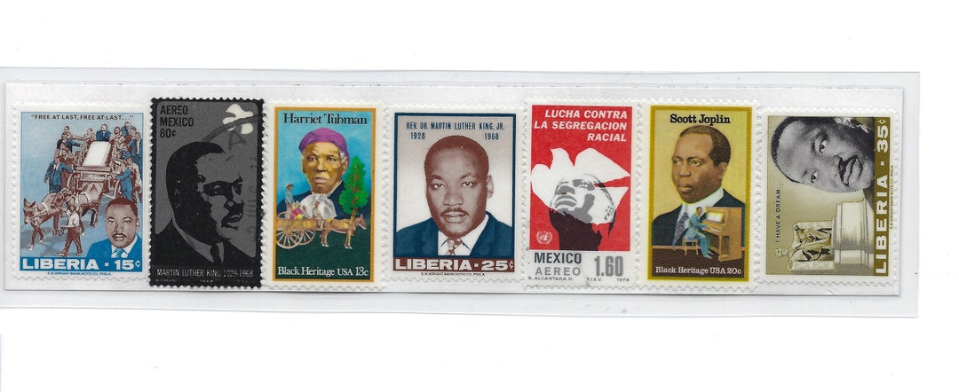 Black History Postage Stamps Bookmark - Etsy