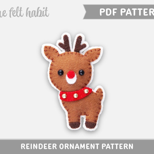 Felt Reindeer - Etsy